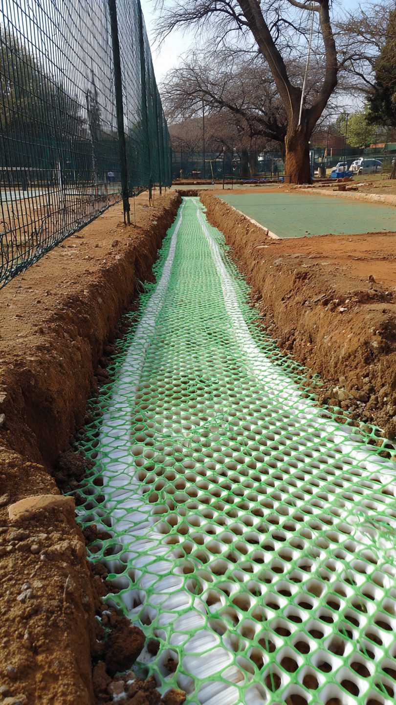 Drainage Systems for Tennis and Padel Courts in Parktown North?